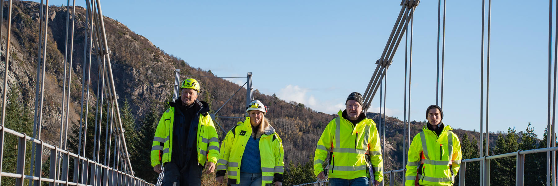 Storneset hengebro rehabilitert med stor suksess - Beerenberg